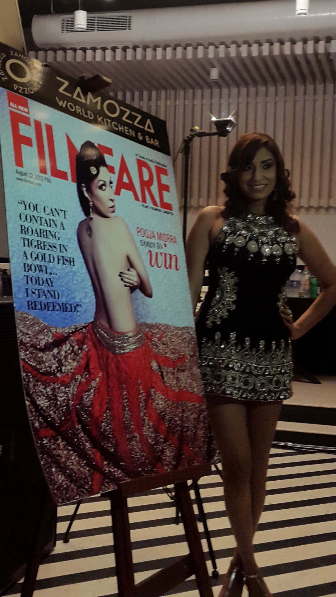 Pooja Misrra unveils the cover of Filmfare at Zamozza | ChicLifeByte